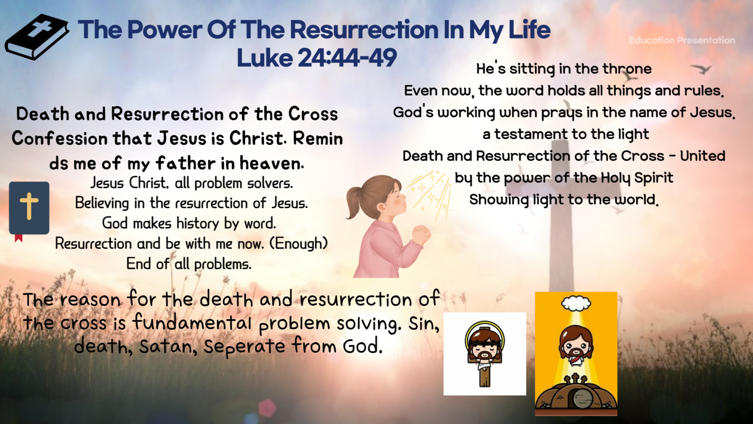 The Power of the Resurrection in My Life (Luke 24:44-49) - Antioch ...