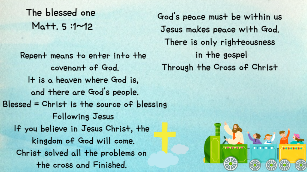 The Blessed One (Mt. 5:1-12) - Antioch Mission Church